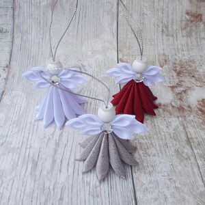 Kanzashi Angel, Christmas Angel , Christmas Angel Decorations - Etsy
