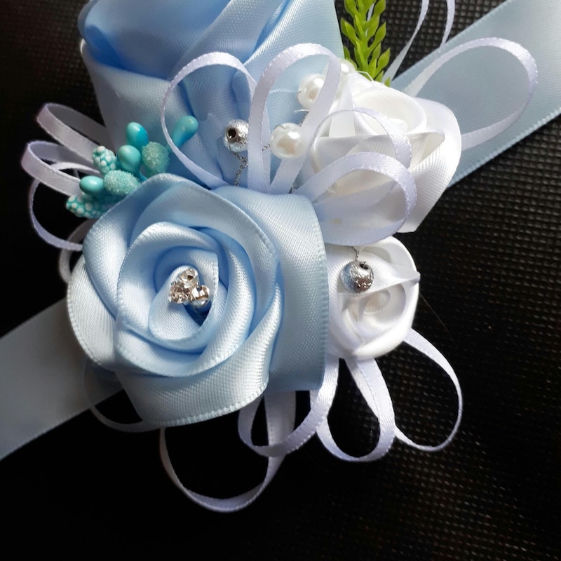 Blue Corsage - Etsy