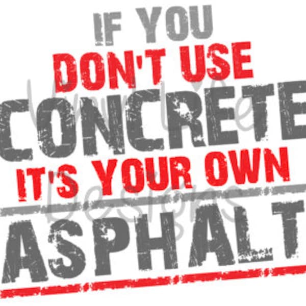 Concrete Sayings - Etsy