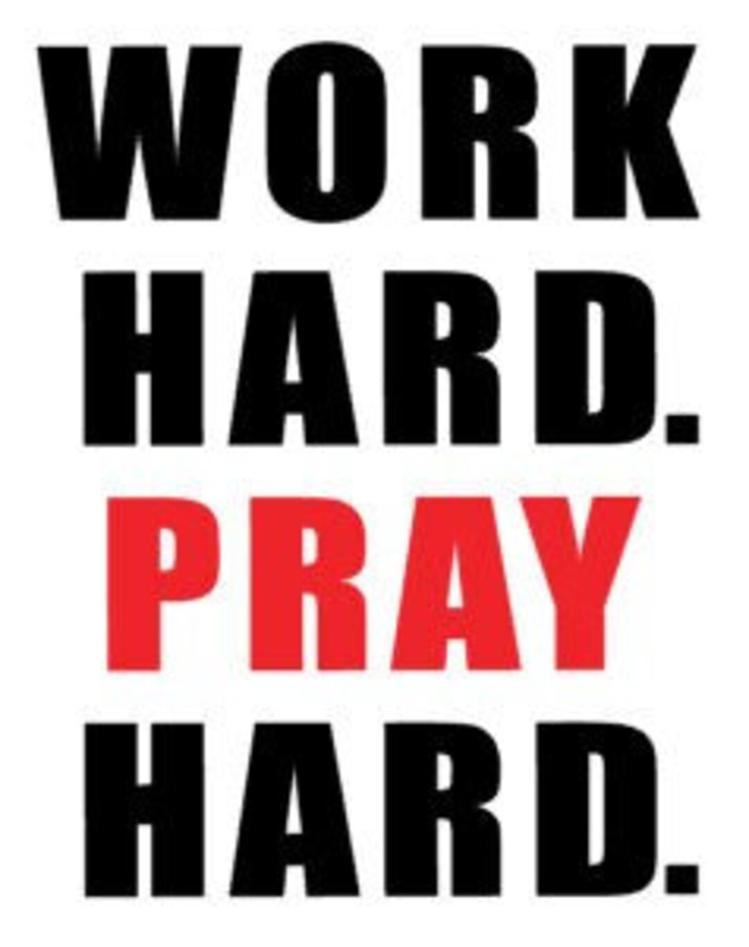 Work Hard Pray Hard PNG - Etsy