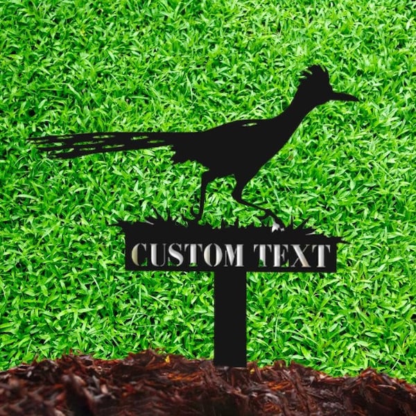 Metal Roadrunner Garden Art - Etsy