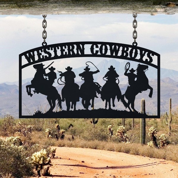 Western Metal Art - Etsy