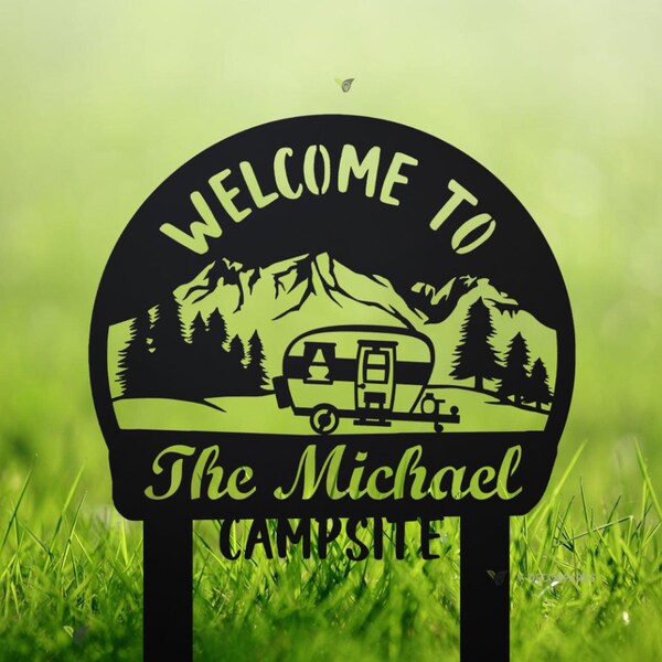 Campsite Sign - Etsy