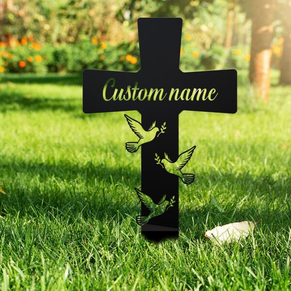 Memorial Cross - Etsy