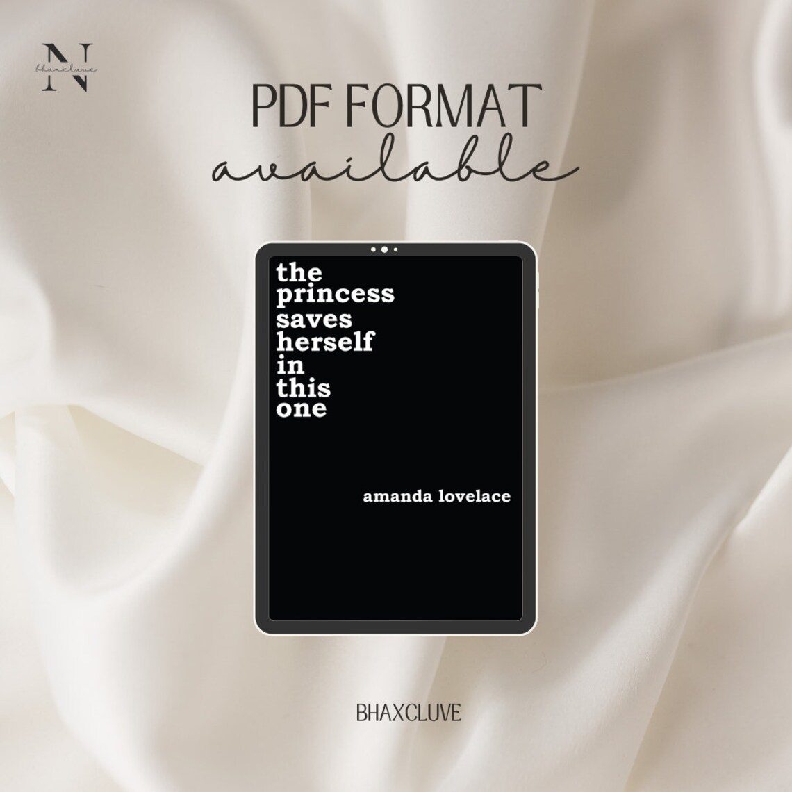 The Princess Saves Herself in This One | Self Help | Poetry | PDF - Etsy
