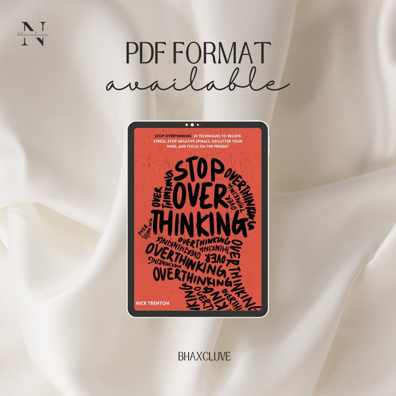 Stop Overthinking | Self Help | Psychology | PDF - Etsy