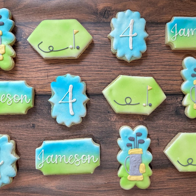 Golf Themed Cookies - Etsy