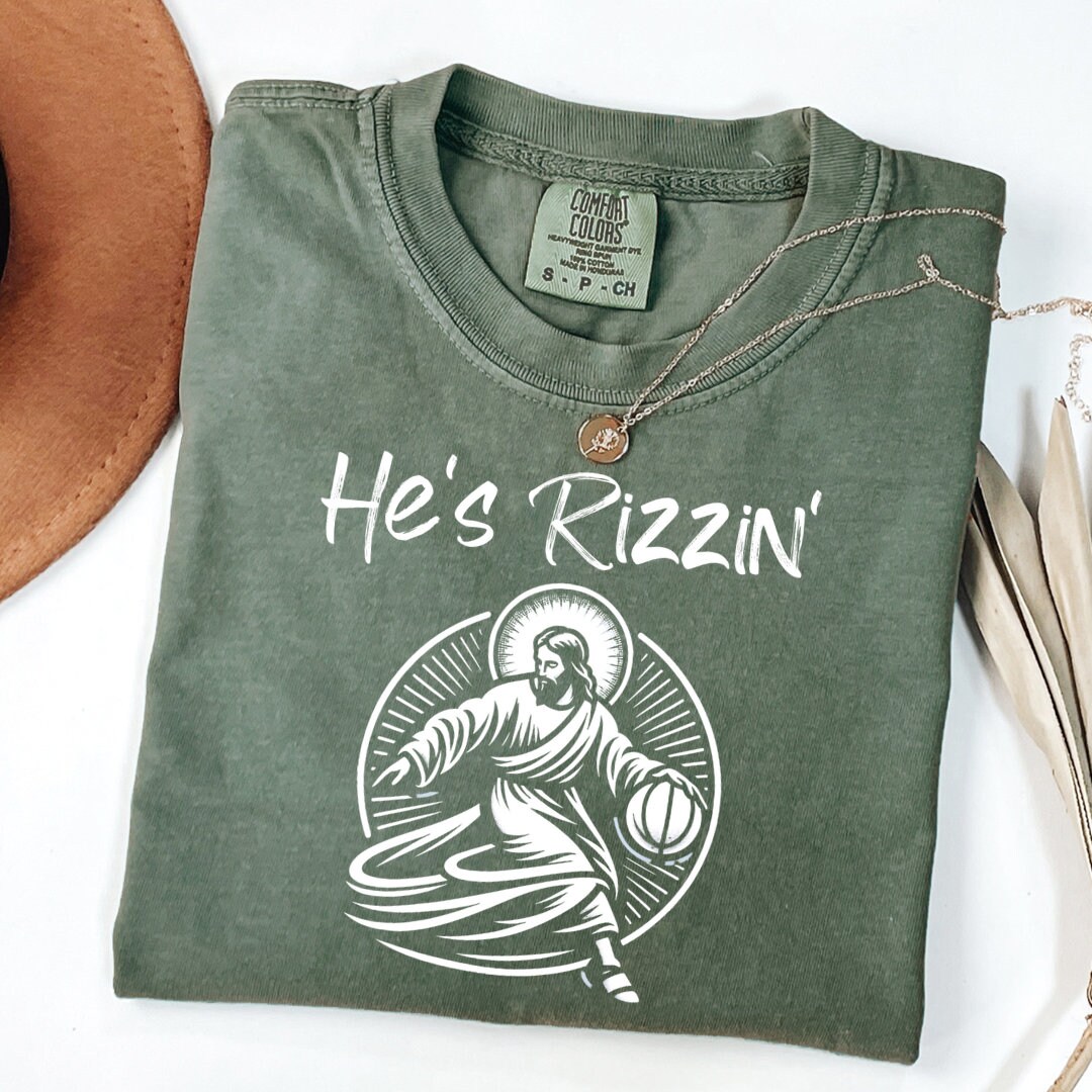 He's Rizzin' PNG, Retro Y2K Christian Faith Religious Png, Christian ...