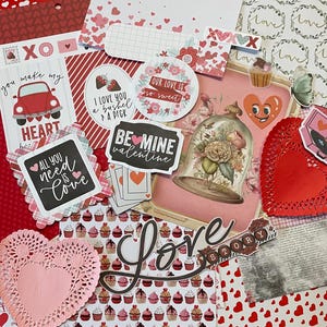 Valentine Ephemera Pack: Junk Journal, Scrapbook Paper, Stickers - Etsy