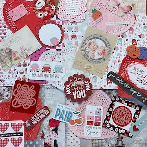 Valentine Ephemera Pack: Junk Journal, Scrapbook Paper, Stickers - Etsy
