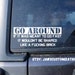 Go Around Sticker/ Decals Fits Jeep Wrangler | Funny, Offroad 4x4, SUV ...