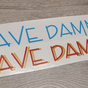 Custom "wave Dammit" Decals| Fits Jeep Wrangler, Suv's, 4x4, Offroad ...