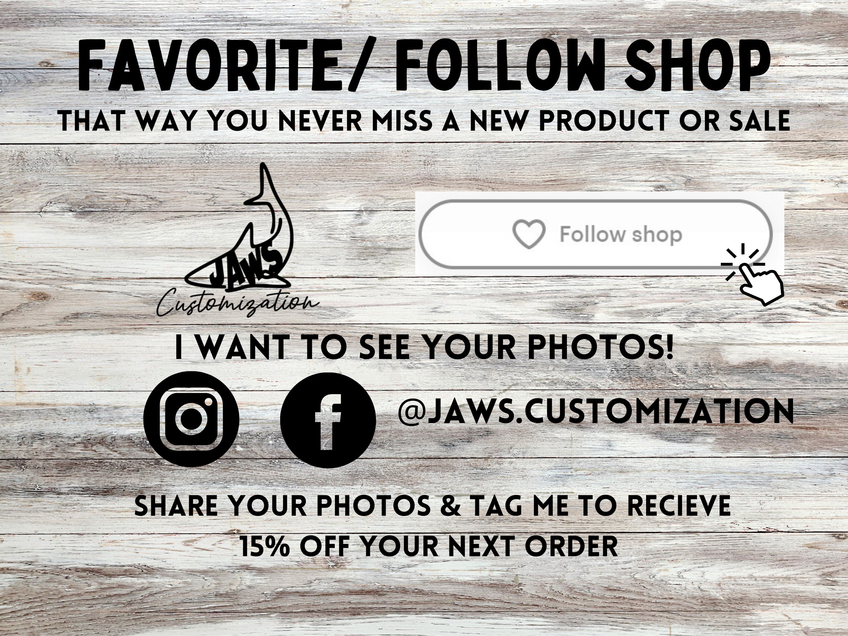 Custom Instagram Decals Unique Designs Fully Custom for SUV - Etsy