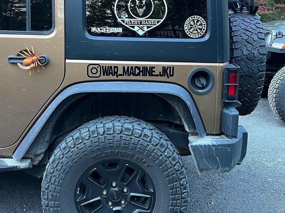 Custom Instagram Decals Unique Designs Fully Custom for SUV - Etsy