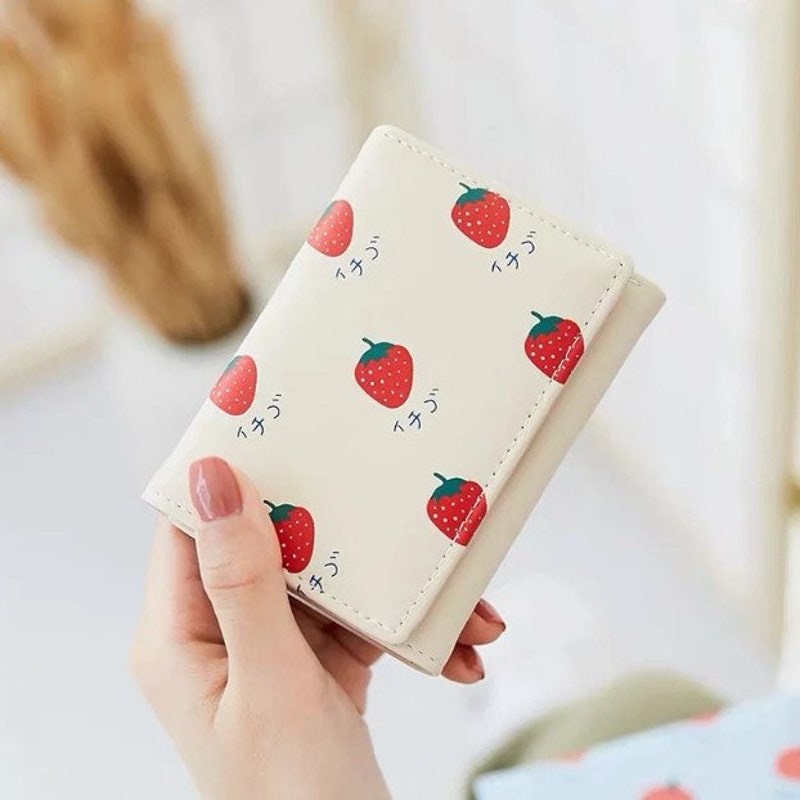 Strawberry Wallet - Etsy