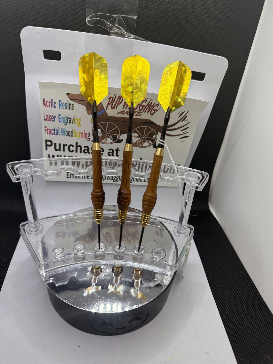 Handmade Precision Darts Out of Iron Wood With Your Points and Gold ...