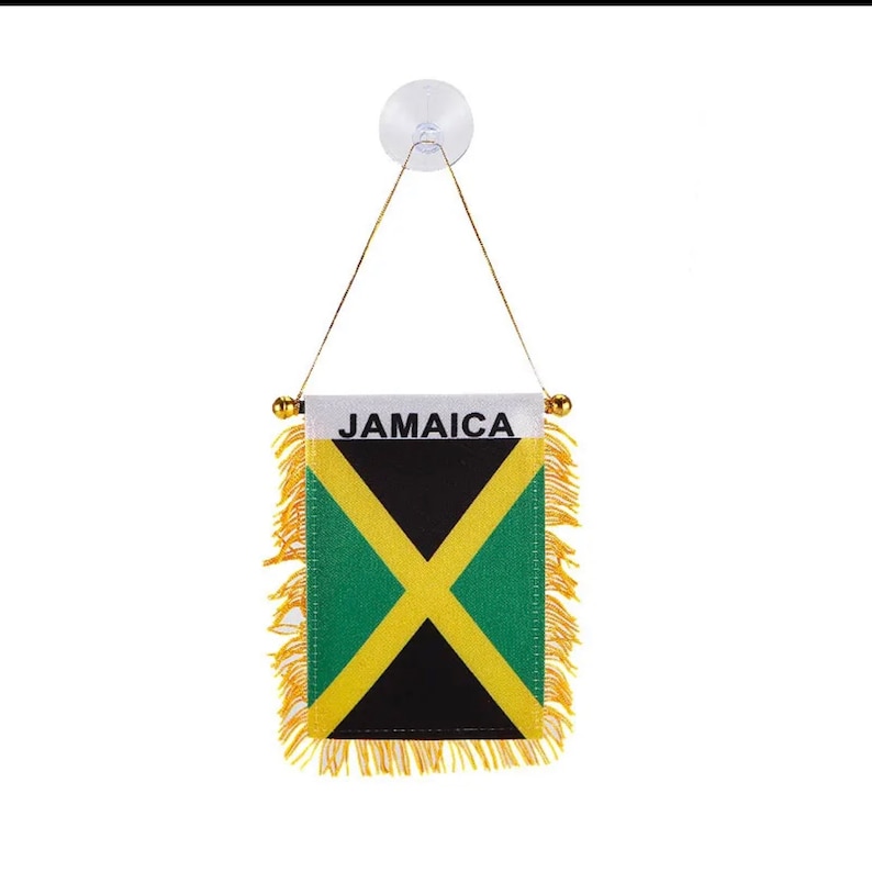 Car Flags, Mini Car Flags, Jamaica Flag for Car Windows or Home. Well ...