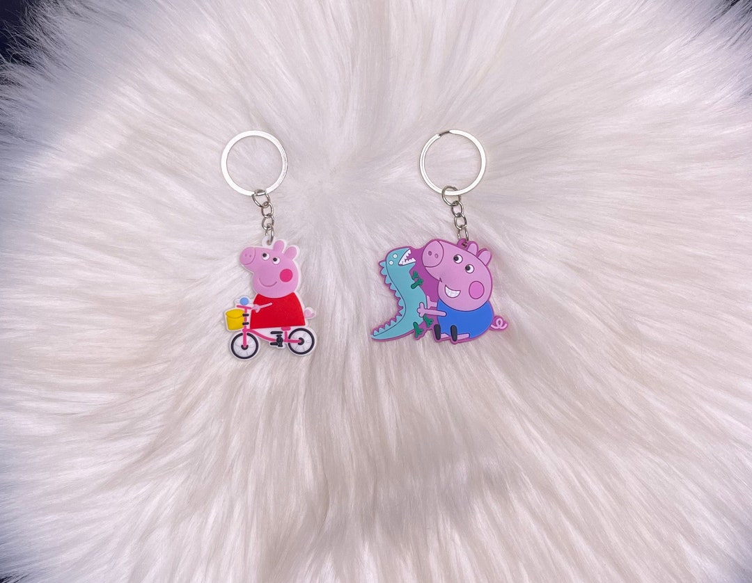 Peppa Pig Keychain/george Pig Keychain - Etsy