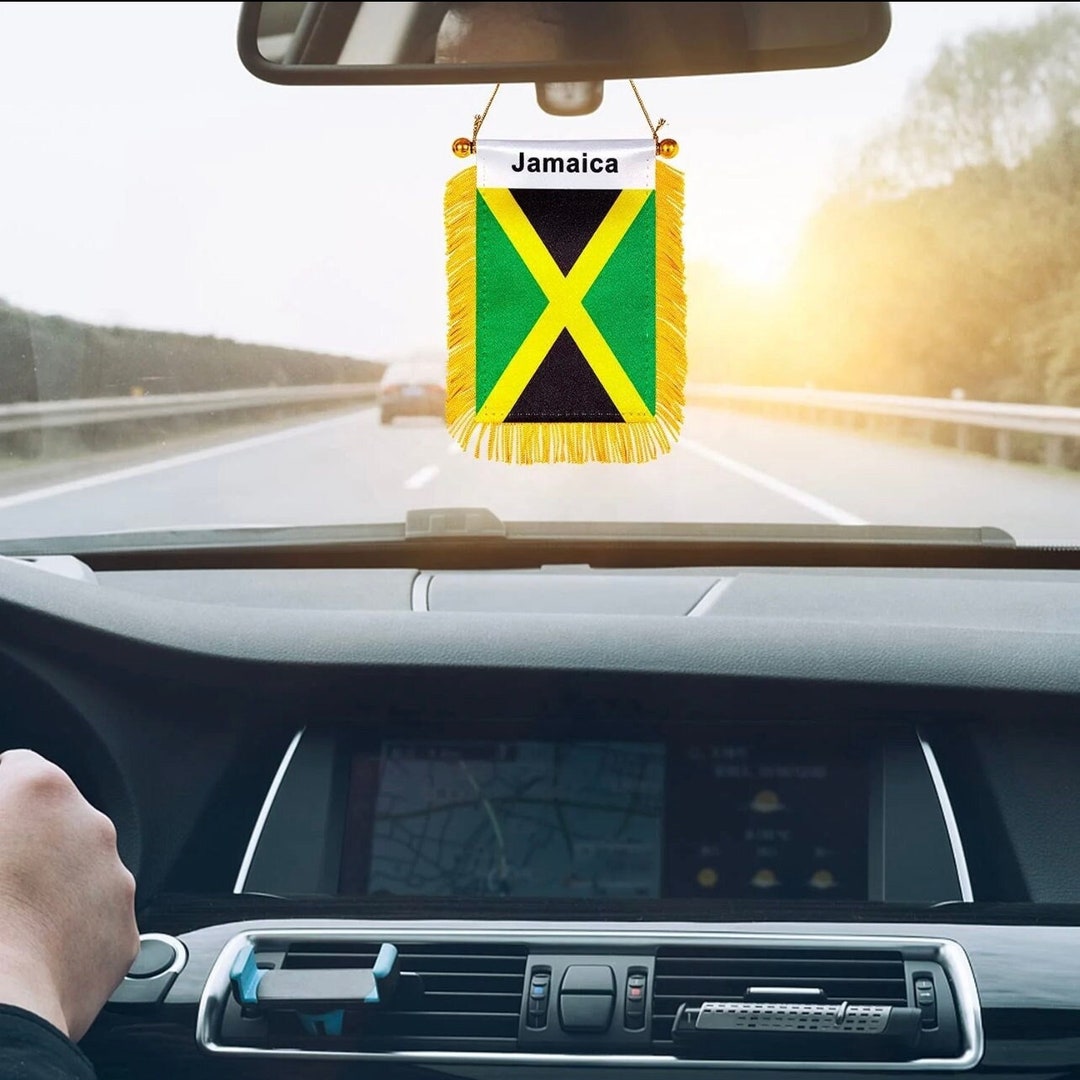 Car Flags, Mini Car Flags, Jamaica Flag for Car Windows or Home. Well ...