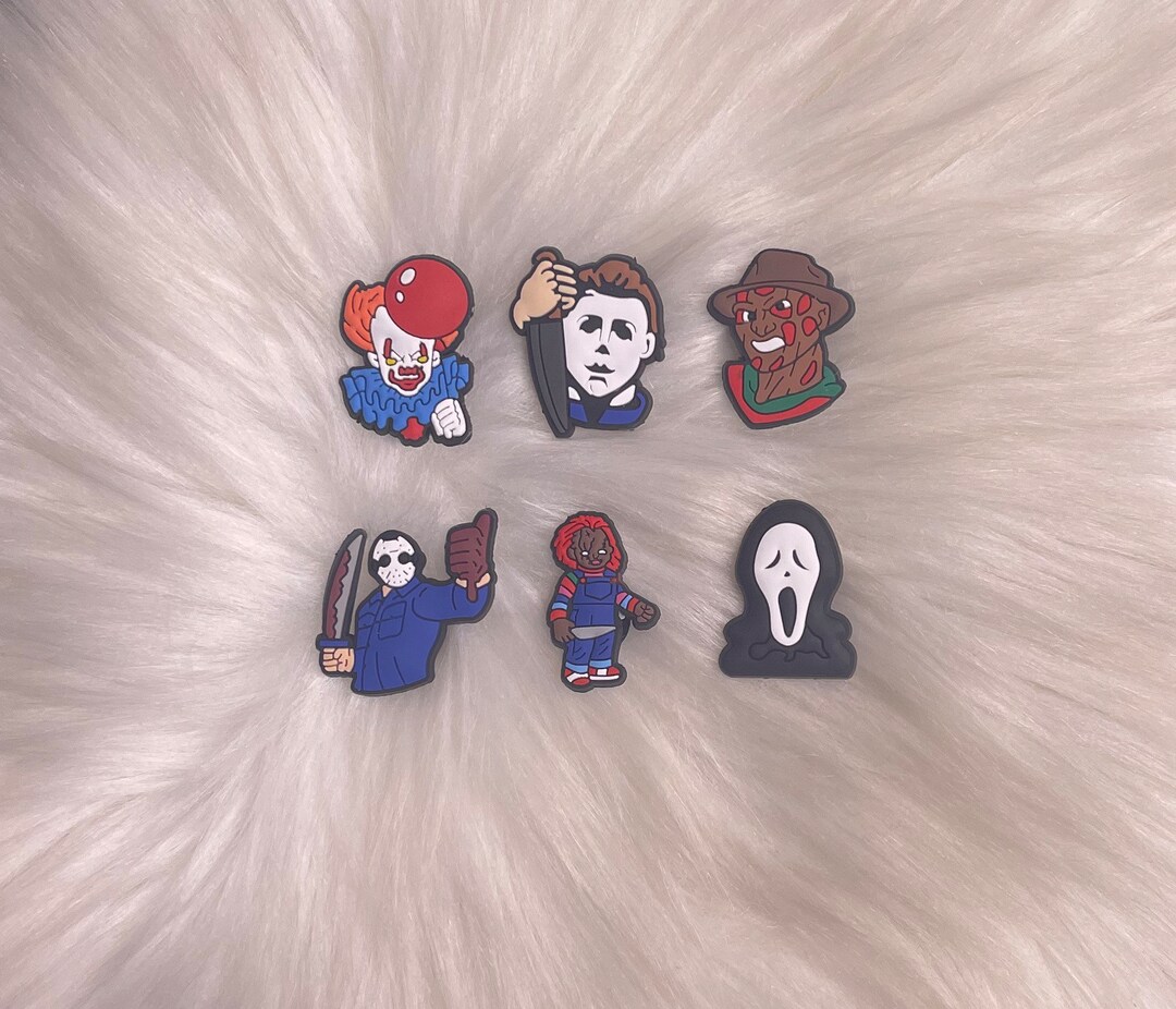 Horror Movie Croc Charmshalloween Croc Charms - Etsy
