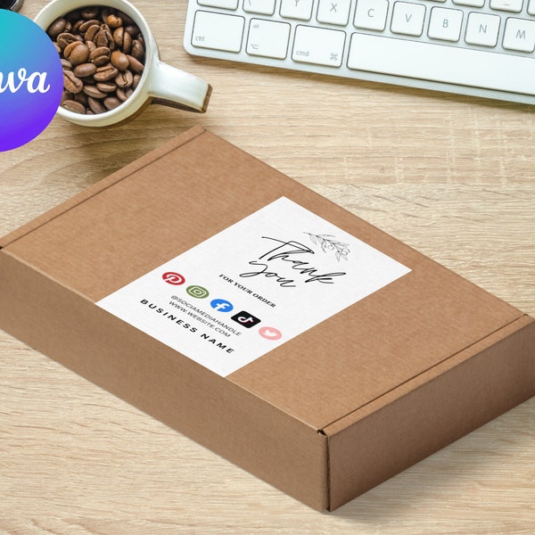 Branded Label Template - Etsy