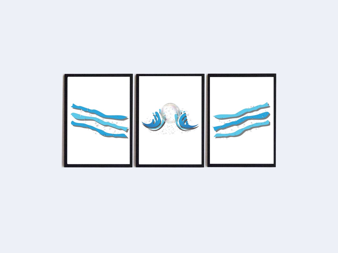 Downloadable, Ocean Waves, Poster,wall Posters,wall Art A4 Print ...