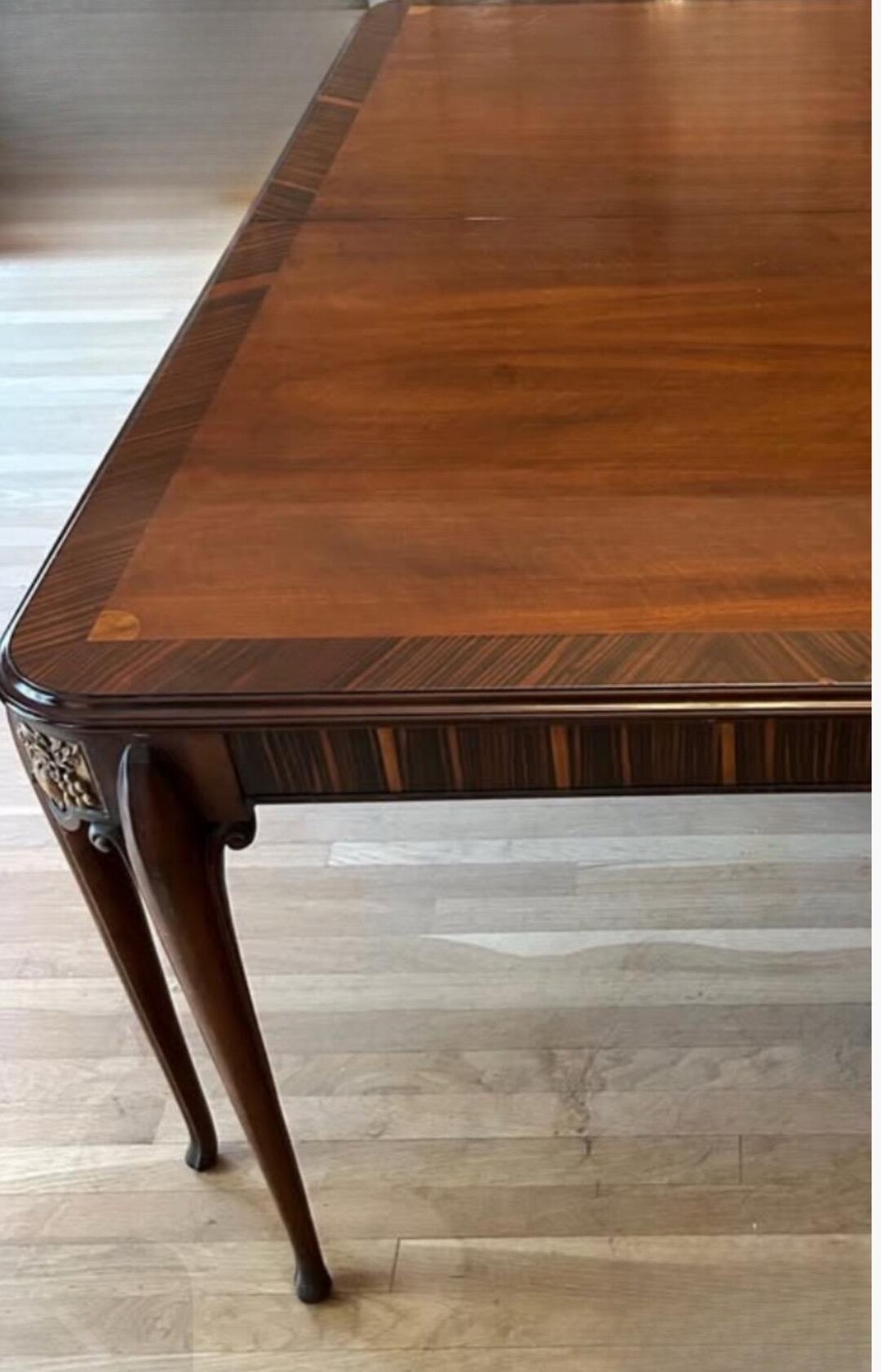 Breathtaking Art Nouveau 1930s Dining Extension Table With Ornate Inlay ...