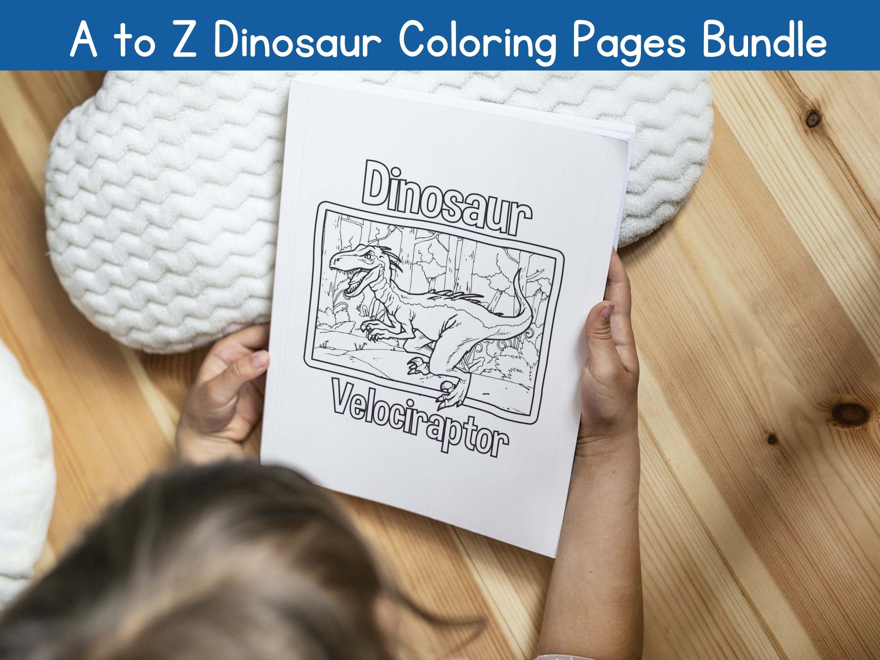 26 A-Z Dinosaur Coloring Pages for Kids Dinosaur Printable Worksheets ...