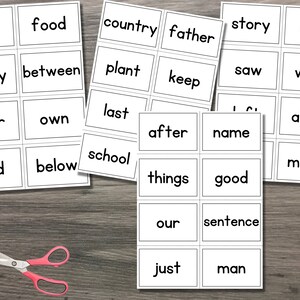 Fry's First 500 Sight Word Flashcard Bundle Kindergarten - Etsy