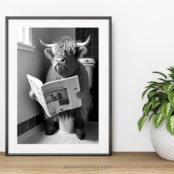 Restroom Sign Cow Print - Etsy