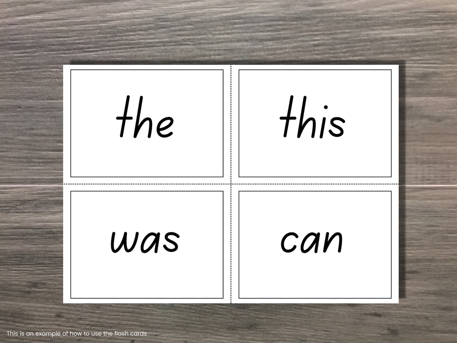 Printable Blank Flash Cards | Blank Sight Word Cards | Printable ...