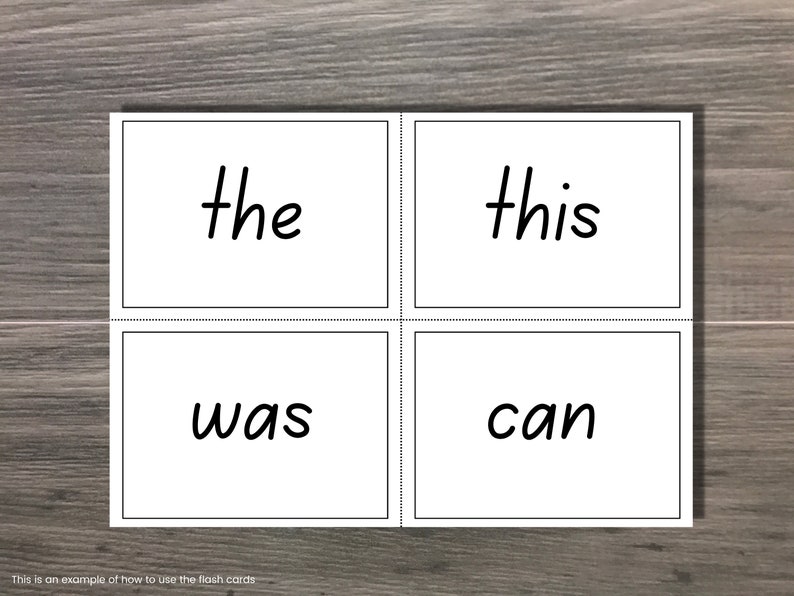 Printable Blank Flash Cards | Blank Sight Word Cards | Printable ...