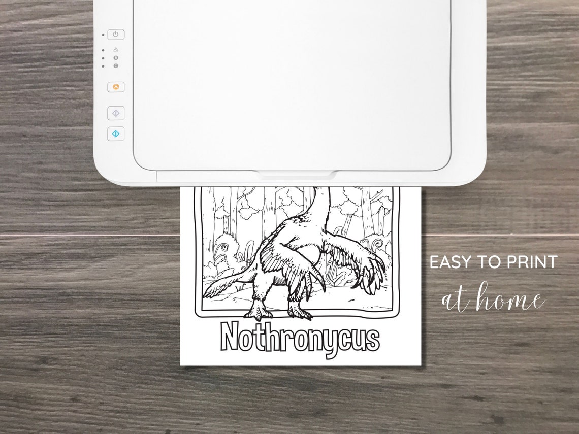 26 A-Z Dinosaur Coloring Pages for Kids Dinosaur Printable - Etsy