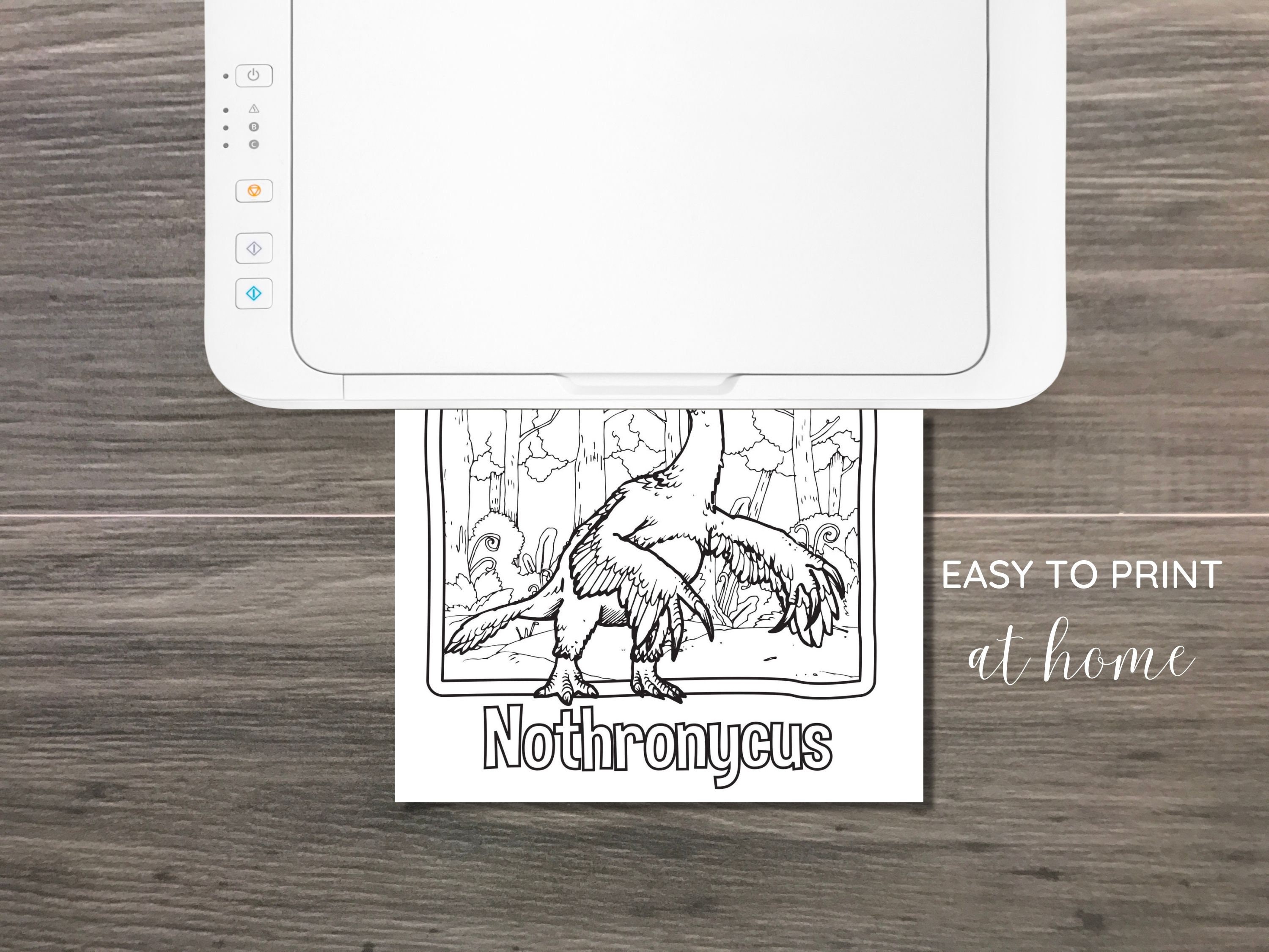 26 A-Z Dinosaur Coloring Pages for Kids Dinosaur Printable Worksheets ...