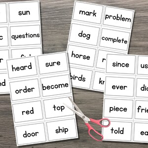 Fry's First 500 Sight Word Flashcard Bundle Kindergarten - Etsy