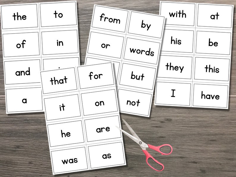 Fry's First 500 Sight Word Flashcard Bundle | Printable Flash Card ...