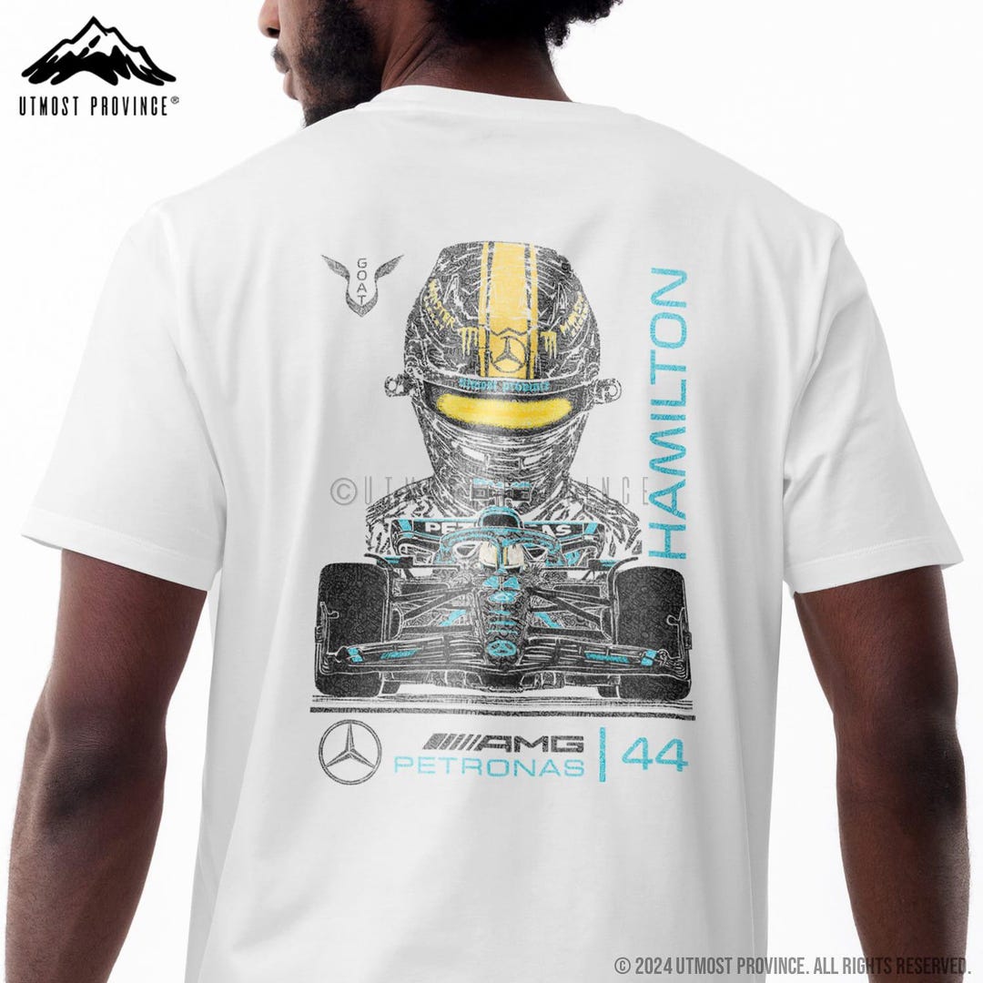 Handmade Lewis Hamilton Merch – Custom Mercedes F1 Shirt - Etsy