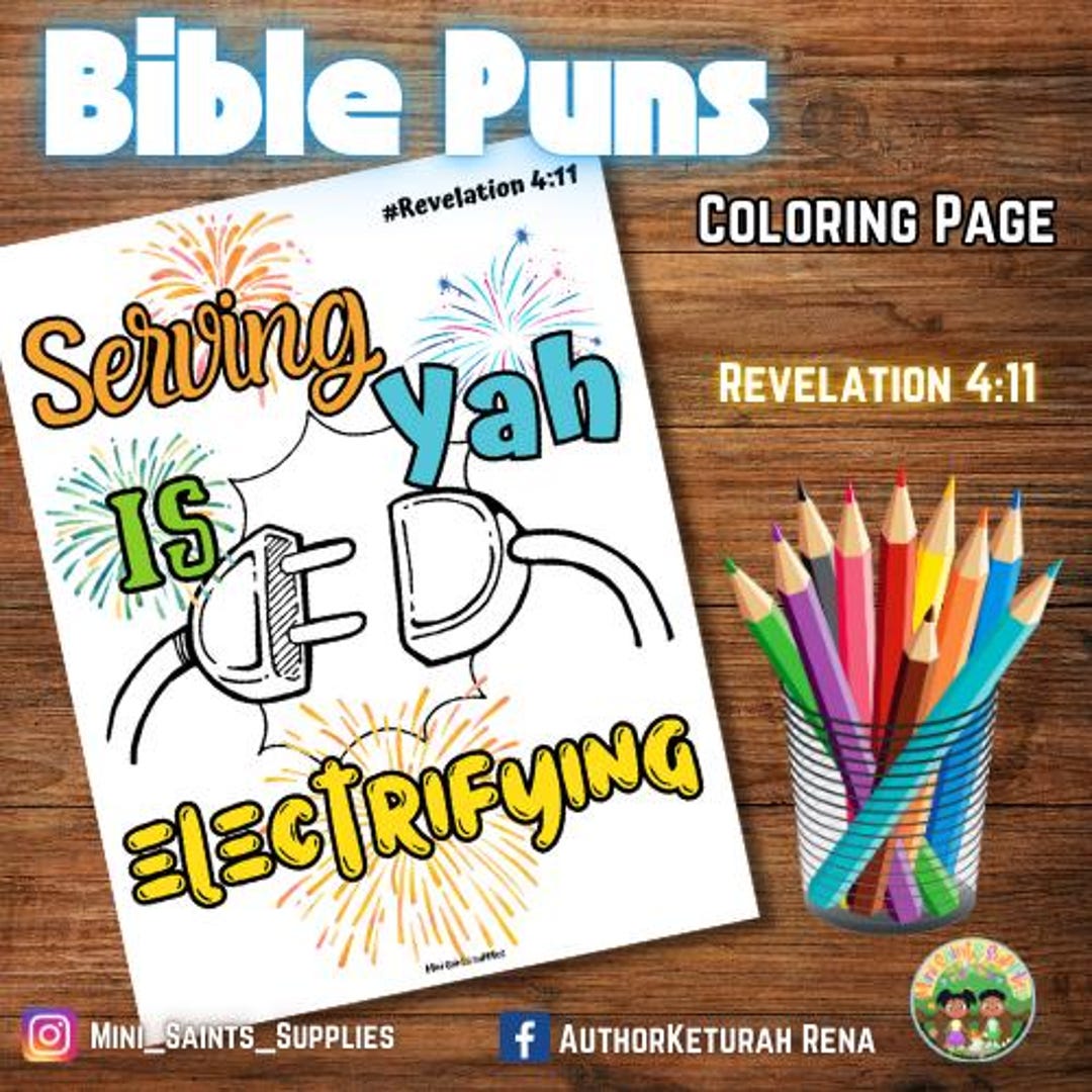 Food Puns, Bible Pun Bible Coloring Inspirational Scripture Coloring ...