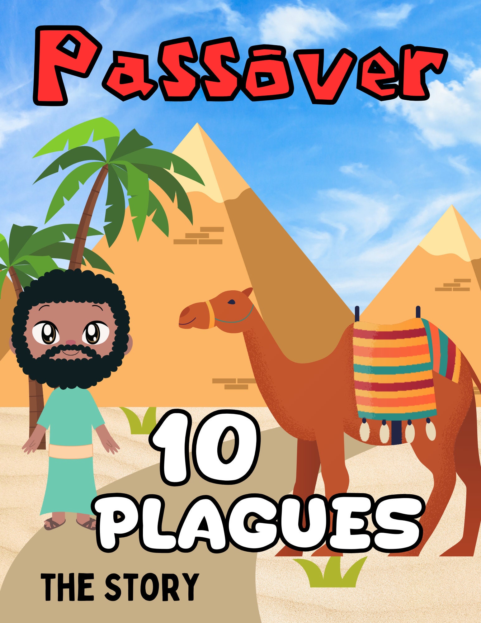 Passover Book Kids Craft Passover Children Craft Homeschool Activity 10 ...