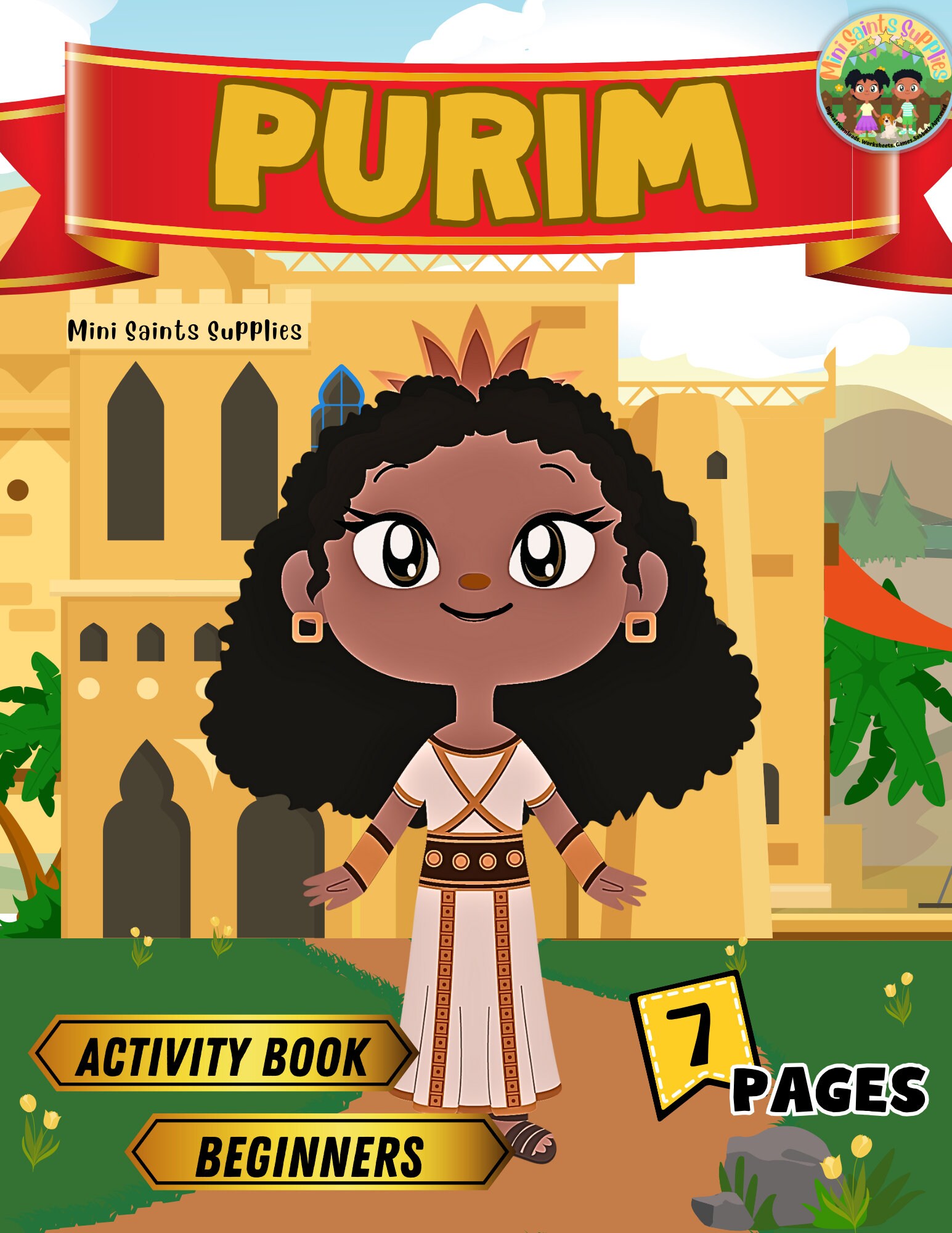 Book of Esther Bible Activity Book Purim Activity Sunday School ...