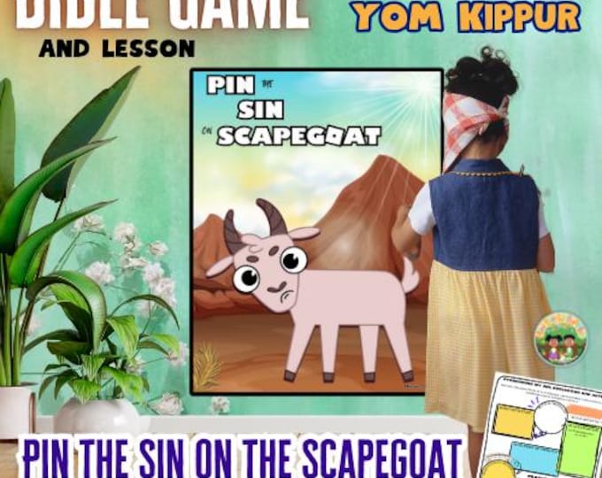 Atonement Game Yom Kippur Activity Craft Sunday School Game Bible ...
