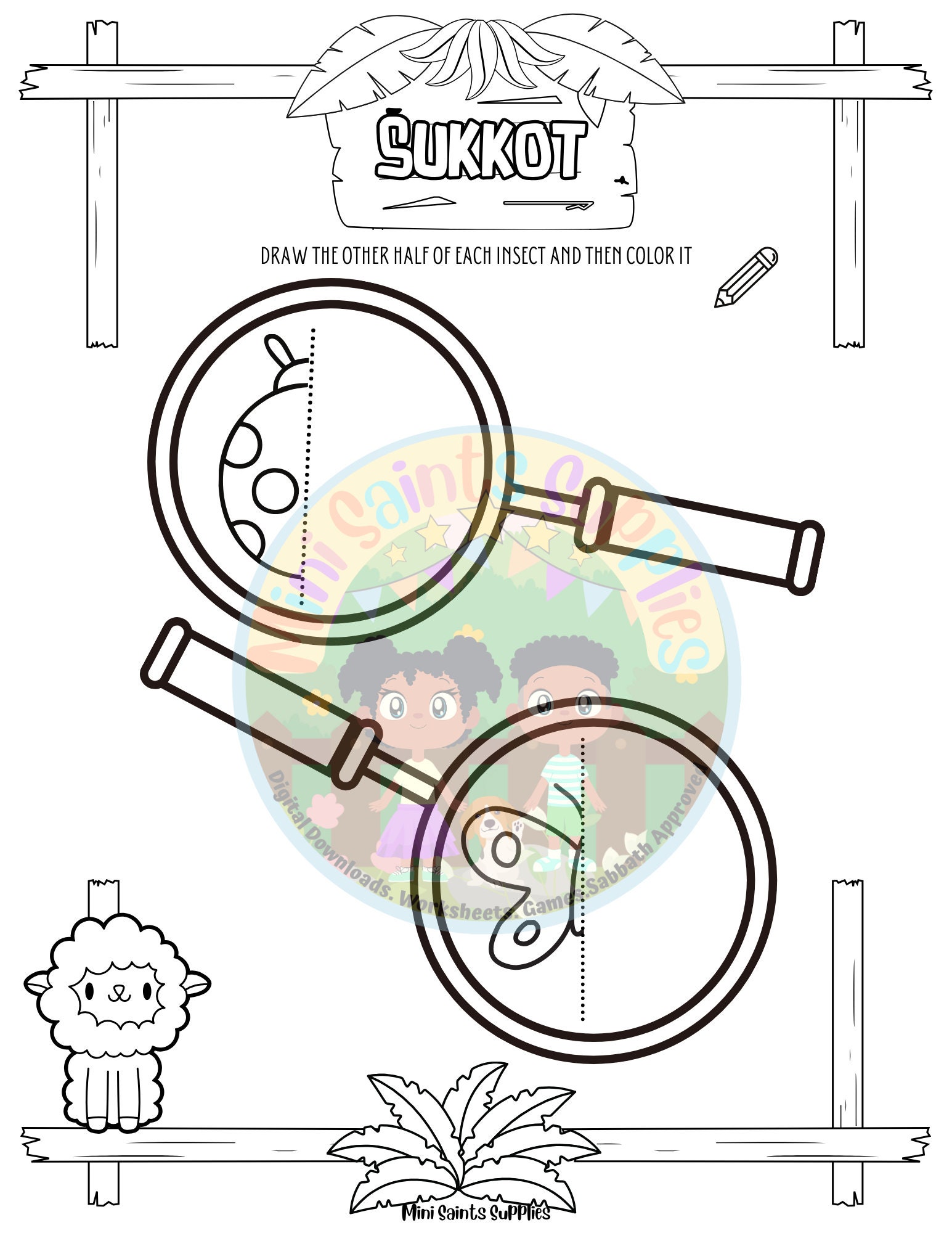 Sukkot Preschool Feast of Tabernacles Biblical Fall Feast Days Workbook ...