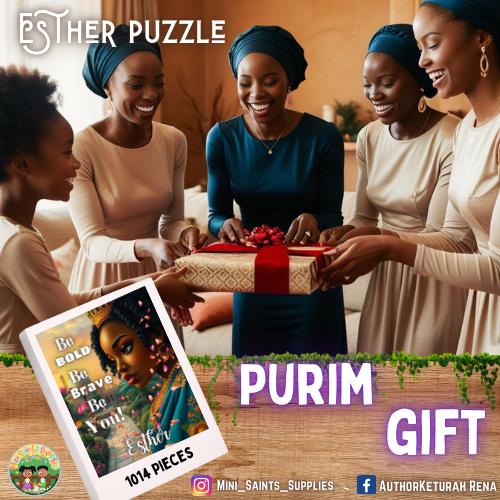 Book of Esther Puzzle, Bible Verse Puzzle for Kids & Adults, Queen ...