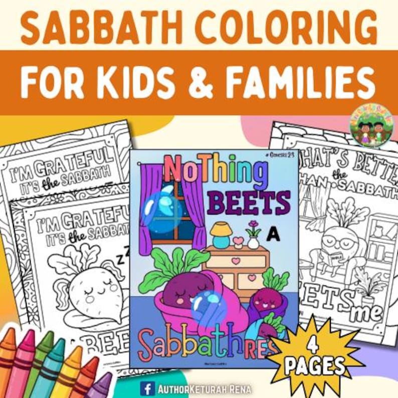 Sabbath Activity Bible Pun Coloring Page for Kids Sunday School ...
