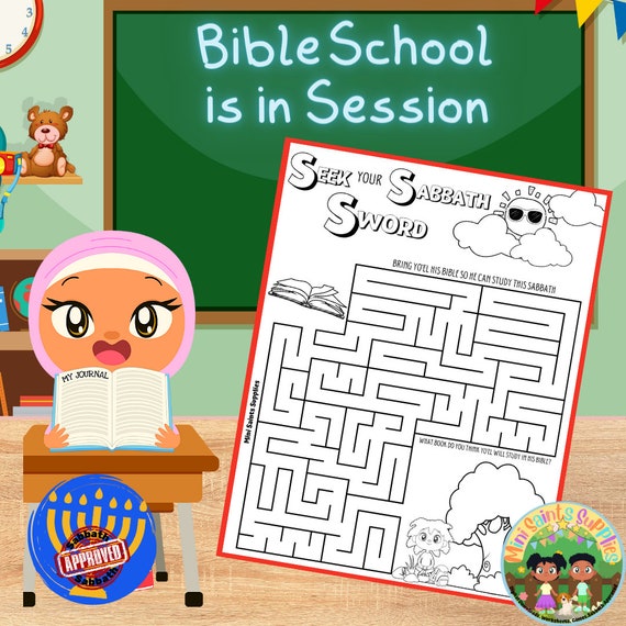 Seek Your Sabbath Sword Digital Download Worksheet - Etsy