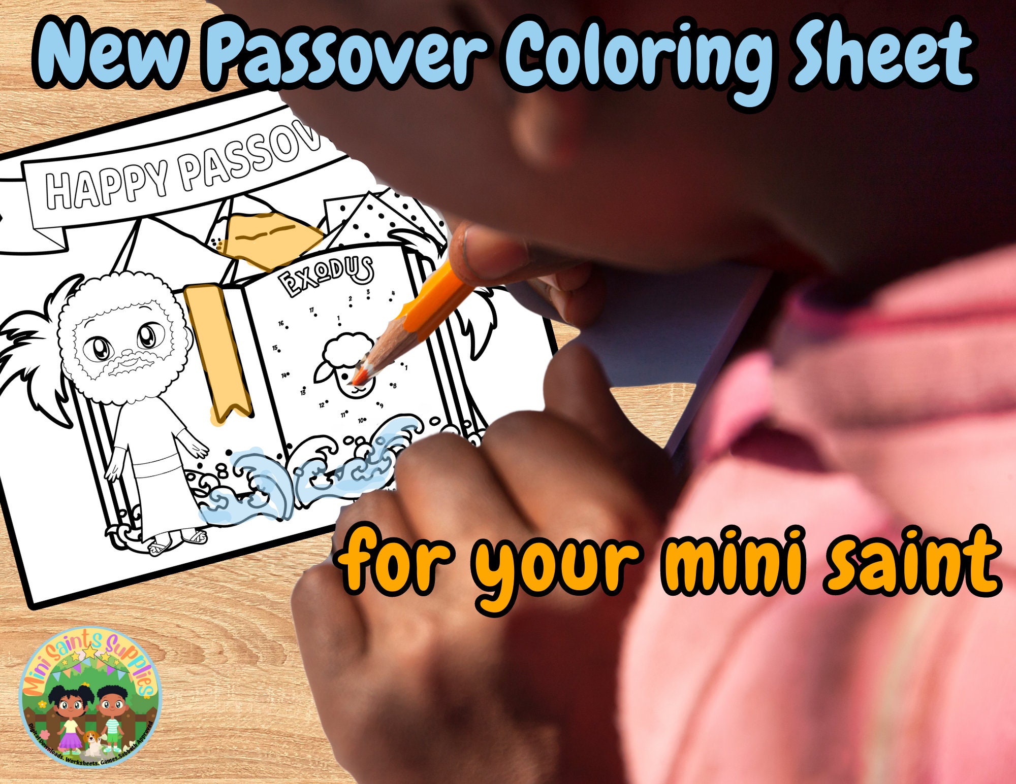 Connect the Dot, Dot to Dot Coloring Christian Coloring Sabbath ...