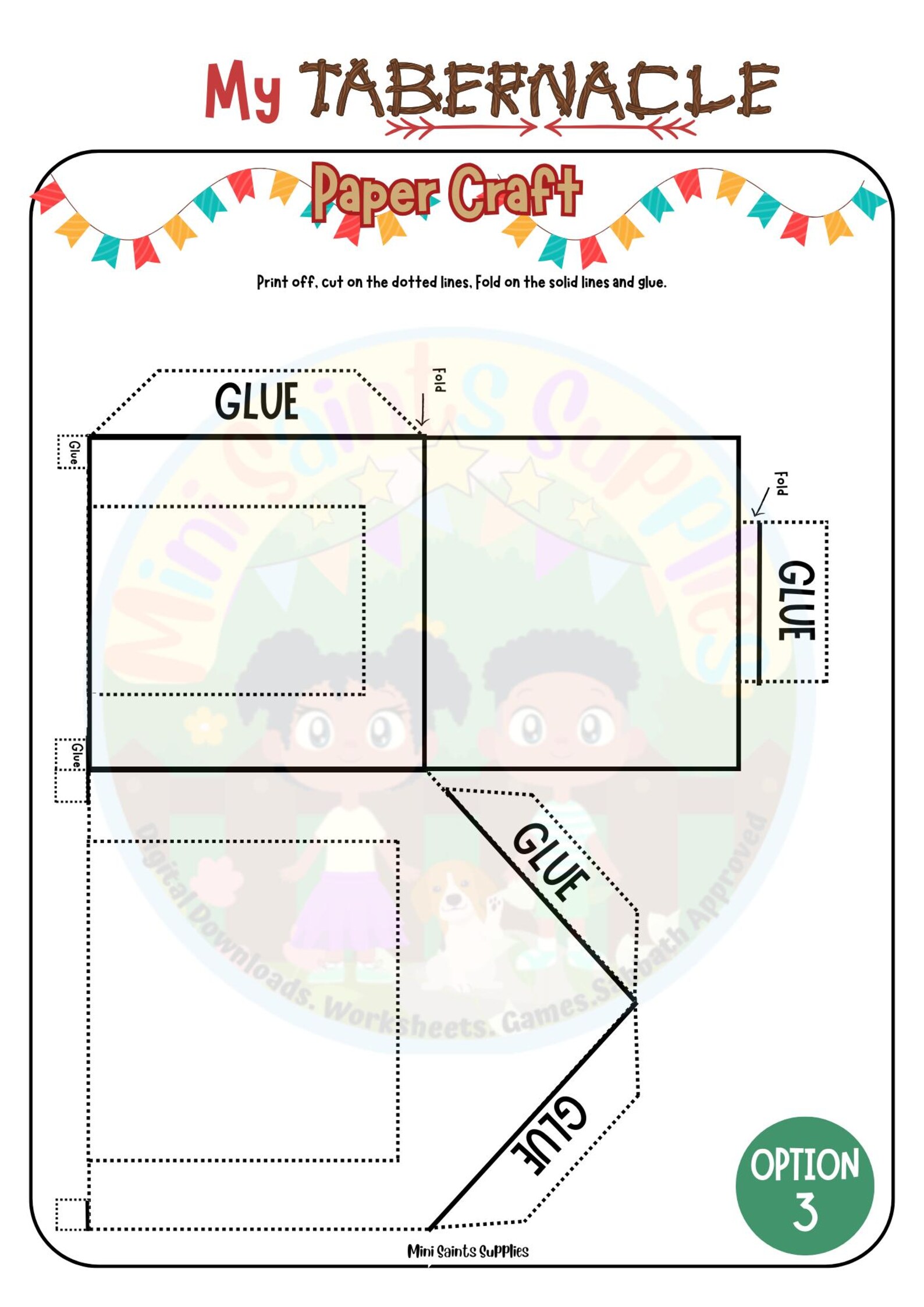 Tabernacle Activity, Sukkah Craft, Sukkot Lesson, Fall Feast, Bible ...