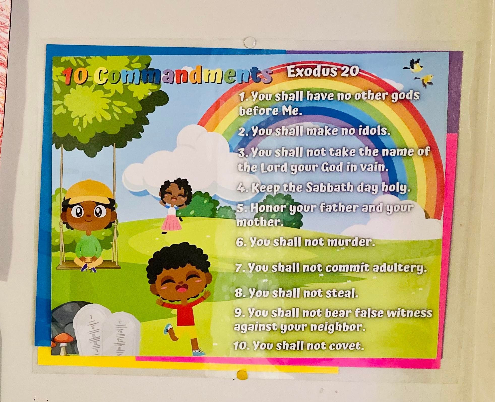10 Commandments Poster KJV Version - Etsy