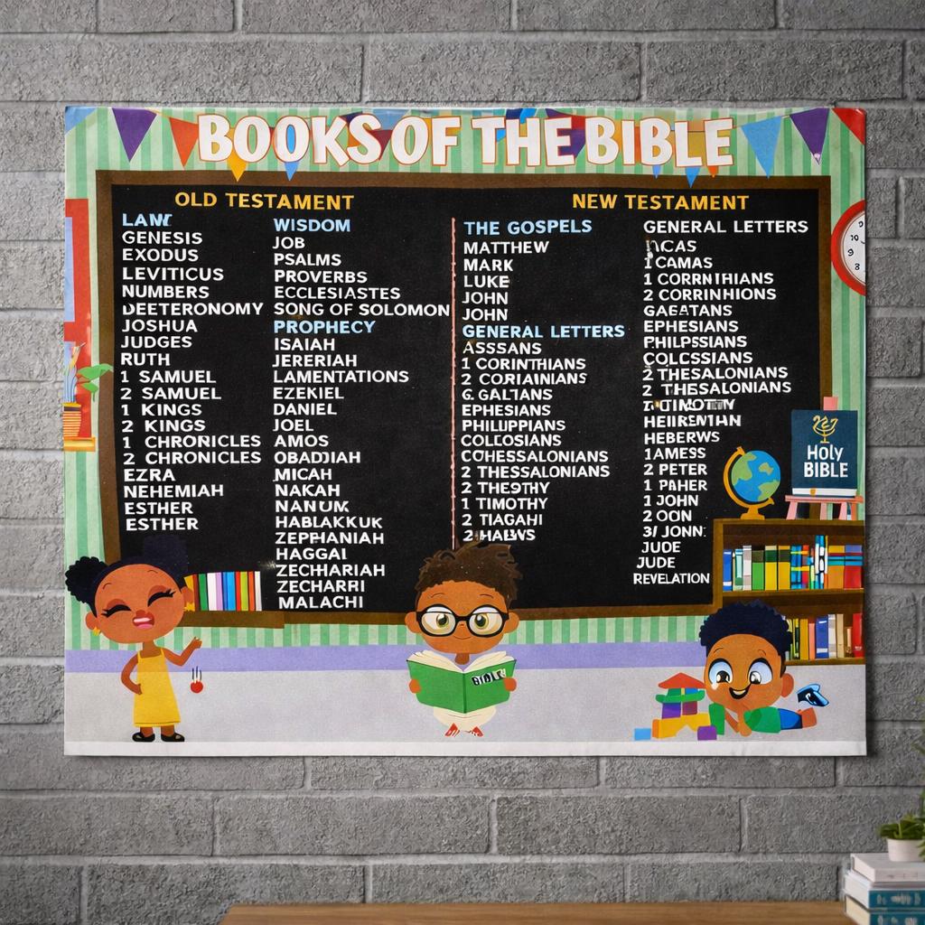 Books of the Bible Poster Old/new Testament - Etsy