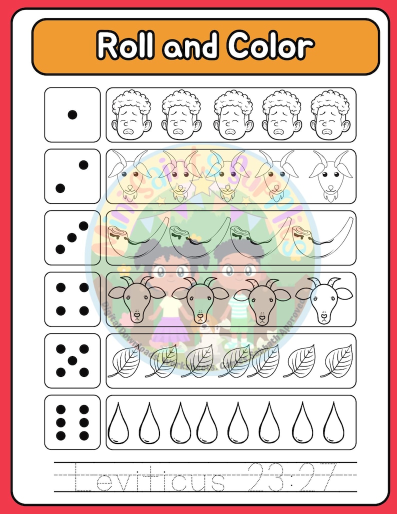 Atonement Yom Kippur Fall Feast Day Preschool Kindergarten Bible ...